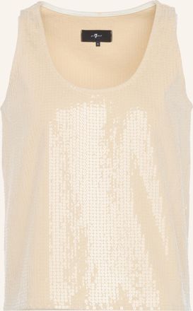 7 For All Mankind Long Tank weiss