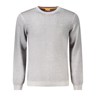 Sun 68 Pullover mit Rundhalsausschnitt - - Knitwear - Herren - Grau - XL