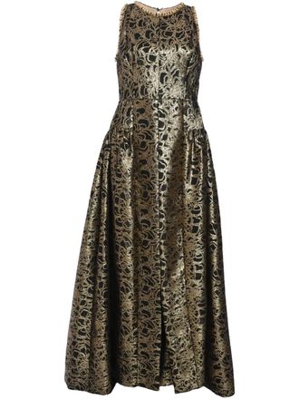 Baruni Coneflower Abendkleid - Schwarz