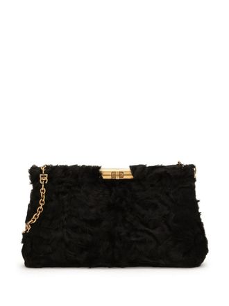 Dolce & Gabbana Clutch mit gebürstetem Effekt - Schwarz