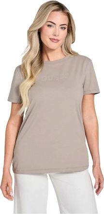 Guess Femme, Tops, Brun, Taille: 38 FR T-Shirt