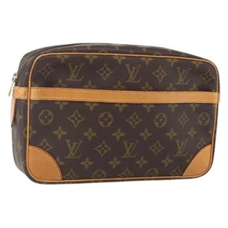 Louis Vuitton Pre-owned Canvas Clutch - - Pre-owned - Damen - Braun - ONE SIZE