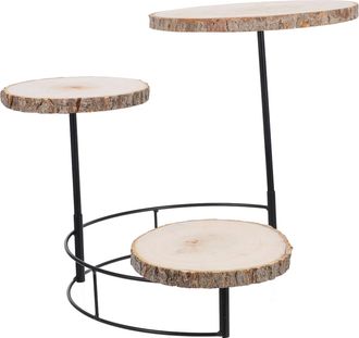 Pretyzoom Mehrst&ouml;ckiger Dessertst&auml;nder Holz 3-Etagen Cupcake-St&auml;nder Kuchenetagere Display St&auml;nder F&uuml;r Hochzeit Geburtstag Und Party