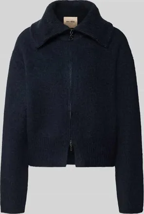 Mos Mosh Strickjacke aus Mohair-Mix mit Label-Detail Modell Hulda
