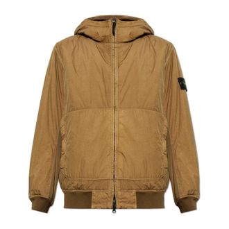 Stone Island Isolierte Jacke mit Patch - - Jackets - Herren - Braun - M