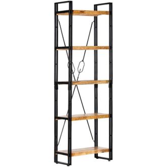 vidaXL Biblioth&egrave;que &agrave; 5 niveaux 60x30x180 cm Bois de manguier solide vidaXL