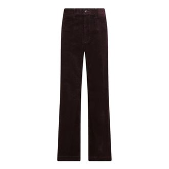 Ralph Lauren Cord-Schlaghosen - - Trousers - Damen - Rot - S