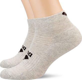 Arena Unisex - Erwachsene Sport Socken Basic Ankle 2er Pack Sportsocken, Light Grey Melange, M, 001118