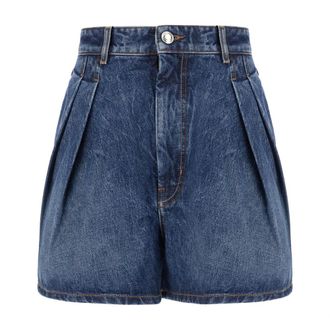 Sportmax Femme, Shorts, Bleu, Taille: 36 FR Collection de T-shirts et Shorts D&eacute;contract&eacute;s