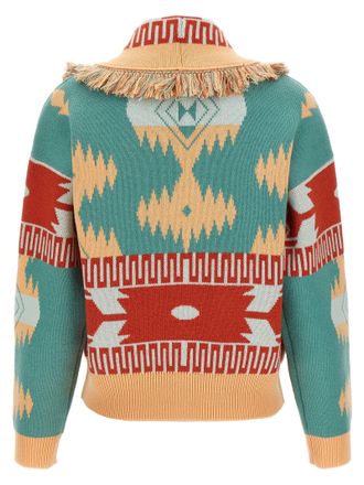 Alanui Womens Multicolor Wool Cardigan Clothing