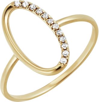 Edenly Ring Frische - April - Gelbgold, 18 Karat, mit Diamanten