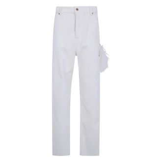 Darkpark Wide Hosen - - Trousers - Damen - Wei&szlig; - W28