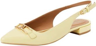 Geox D CHARYSSA Ballet Plat Jaune LT 41 EU, Jaune Clair, 41 EU