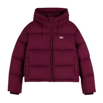 Tommy Jeans TJW Kapuzen-Pufferjacke - - Jackets - Damen - Rot - M