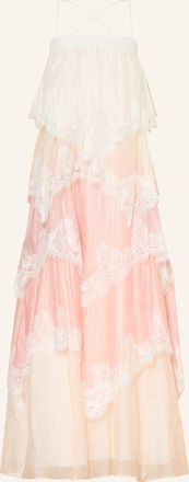 Aje Kleid Ophelia Mit Spitze pink
