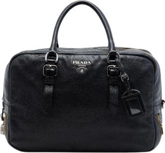 Prada Sac &agrave; main vintage doccasion - Femme - Pre-owned - Noir - Taille: ONE Size