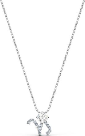 Swarovski Femme, Accessoires, Blanc, Taille: ONE Size Pendentif Zodiaque II Capricorne