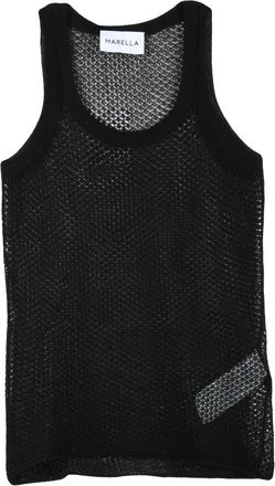 Marella &Auml;rmellose Oberteile - - Tops - Damen - Schwarzk - L