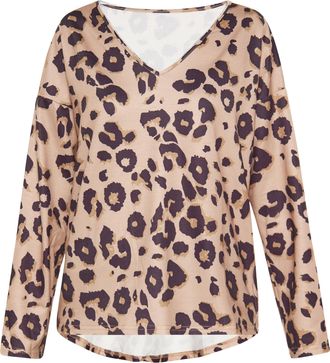 Usha Langarm Frauen braun