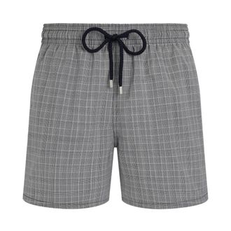 Vilebrequin Homme, Maillots de bain, Bleu, Taille: 2XL Ultrafine Wool Swim Shorts Prince of Wales Check