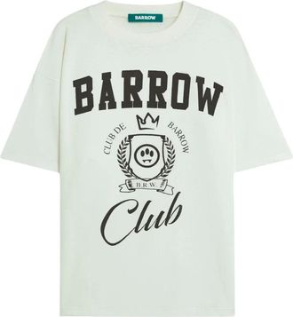 Barrow Barrow, Homme, Tops, Blanc, Taille: XL T-Shirt en jersey