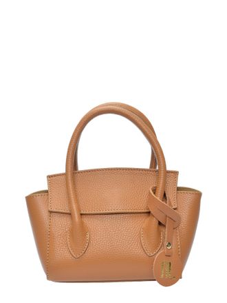 Anna Luchini Braun Rindsledertasche