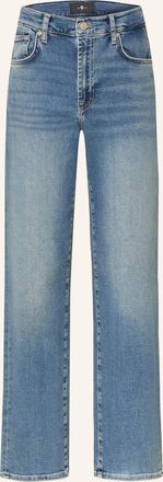 7 For All Mankind Straight Jeans Stovepipe blau