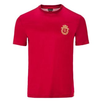 Billionaire Boys Club Homme, Tops, Rouge, Taille: XS T-Shirt Col Rond Crest