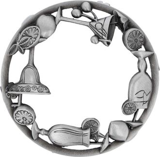 EXCLUSIVE Candle Topper/JAR Topper LID Cocktail & Lemon Brushed Silver