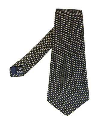 Valentino Garavani cravate imprim&eacute;e - Bleu