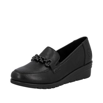 Rieker Damen L5361 Loafer, schwarz 00, 42 EU