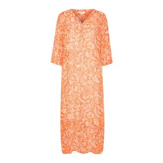 Part Two Femme, Robes, Orange, Taille: 36 FR Robe Orange Mandarine Botanique