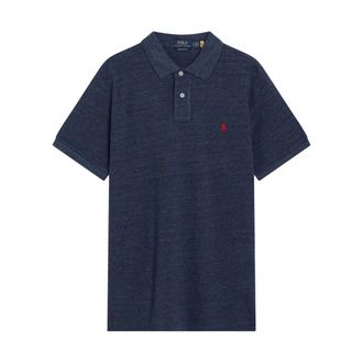 Polo Ralph Lauren Iconic Mesh Polo Shirt - - Tops - Herren - Blau - S