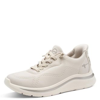 Tamaris Comfort Damen Step IN Sneaker flach zum Schlupfen Sportlich, Beige (Beige), 38 EU