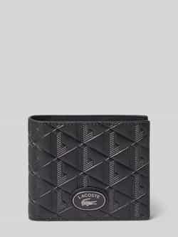Lacoste Portemonnaie aus echtem Leder Modell Nomogramme Wallet