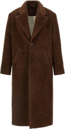 S&eacute;fr Homme, Manteaux, Brun, Taille: L Alois Long Coat