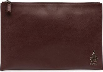 Prada Clutches - Saffiano Lux Zip Clutch - Gr. unisize - in Rot - für Damen