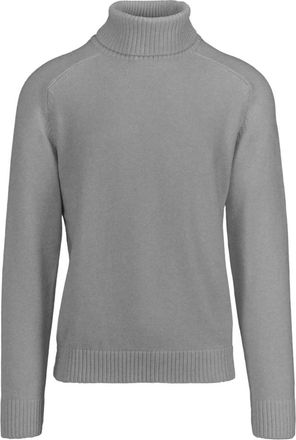Bomboogie Homme, Pulls, Gris, Taille: L Pull en maille lisse &agrave; col montant