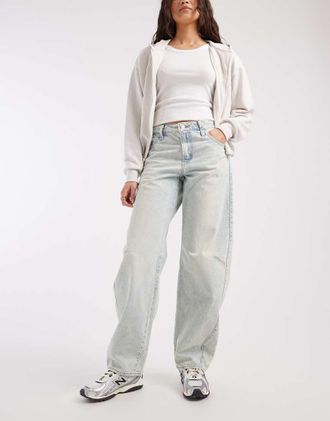 Levi's Jean baggy coupe dad ample - Gris