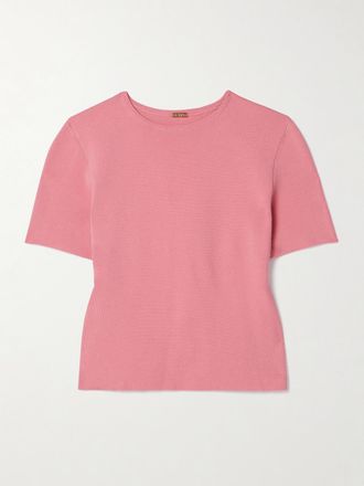 Cult Gaia Milios Oberteil Aus Strick - Pink