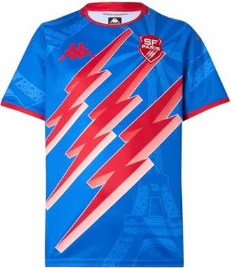 Kappa Maillot Rugby Stade Fran&ccedil;ais Ext&eacute;rieur Homme (FR/ES, Alpha/Lettres, XXL, Taille Normale, Taille Normale, Bleu)