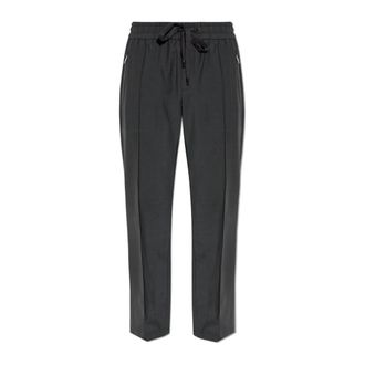 Dolce & Gabbana Wool Jogging Pants - - Trousers - Herren - Grau - 2XL