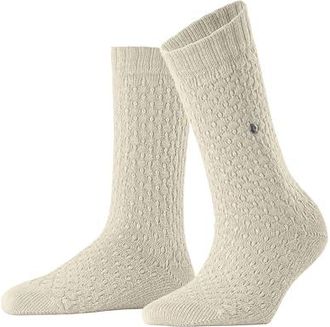 Burlington Orkney W So coton laine unies 1 paire, Chaussettes Femme, Beige Cream 4019, 36-41