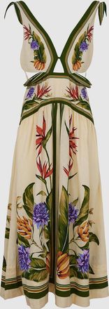 Farm Rio Robe Tropical Scarf Sand