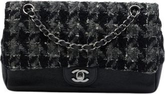 Chanel Sac bandouli&egrave;re Pre-owned Double Flap - Femme - Pre-owned - Noir - Taille: ONE Size