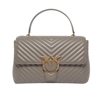 Pinko Pinko, Femme, Sacs, Gris, Taille: ONE Size Big Lady Love Bag Puff