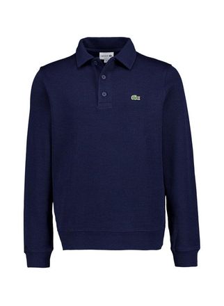 Lacoste Herren Pullover blau Baumwolle unifarben