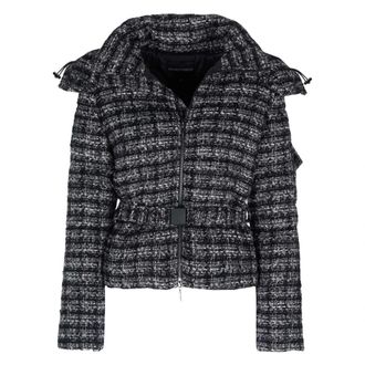 Armani Textured Tweed Jacket - - Jackets - Damen - Schwarzk - 4XS