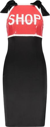 Moschino Glitzerndes Sequin Mini-Kleid mit Schleifendetail - - Dresses - Damen - Mehrfarbig - M