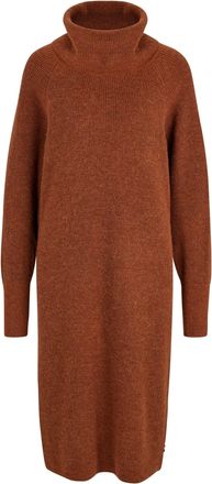 BOSS Damen C Folibia Relaxed-Fit Pulloverkleid mit Oversize-Kragen Braun M